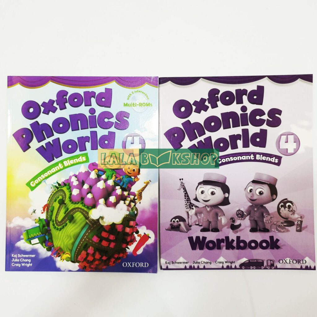 Bộ sách Oxford Phonics World level 4 ( SB-WB) - Tặng kèm File nghe và ...