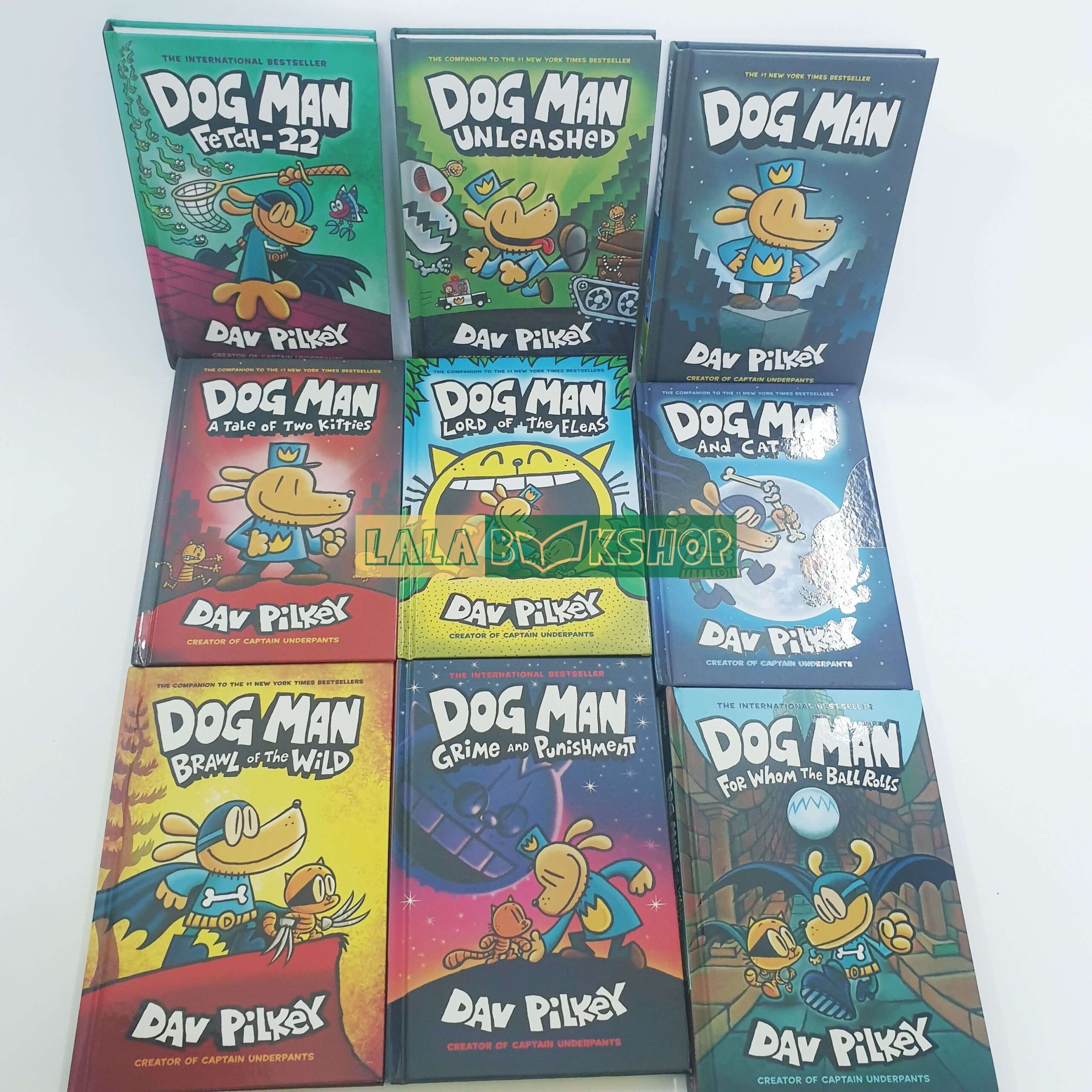 Bộ truyện Dog man - 13 cuốn ( Truyện nhập khẩu) - LalaBookShop