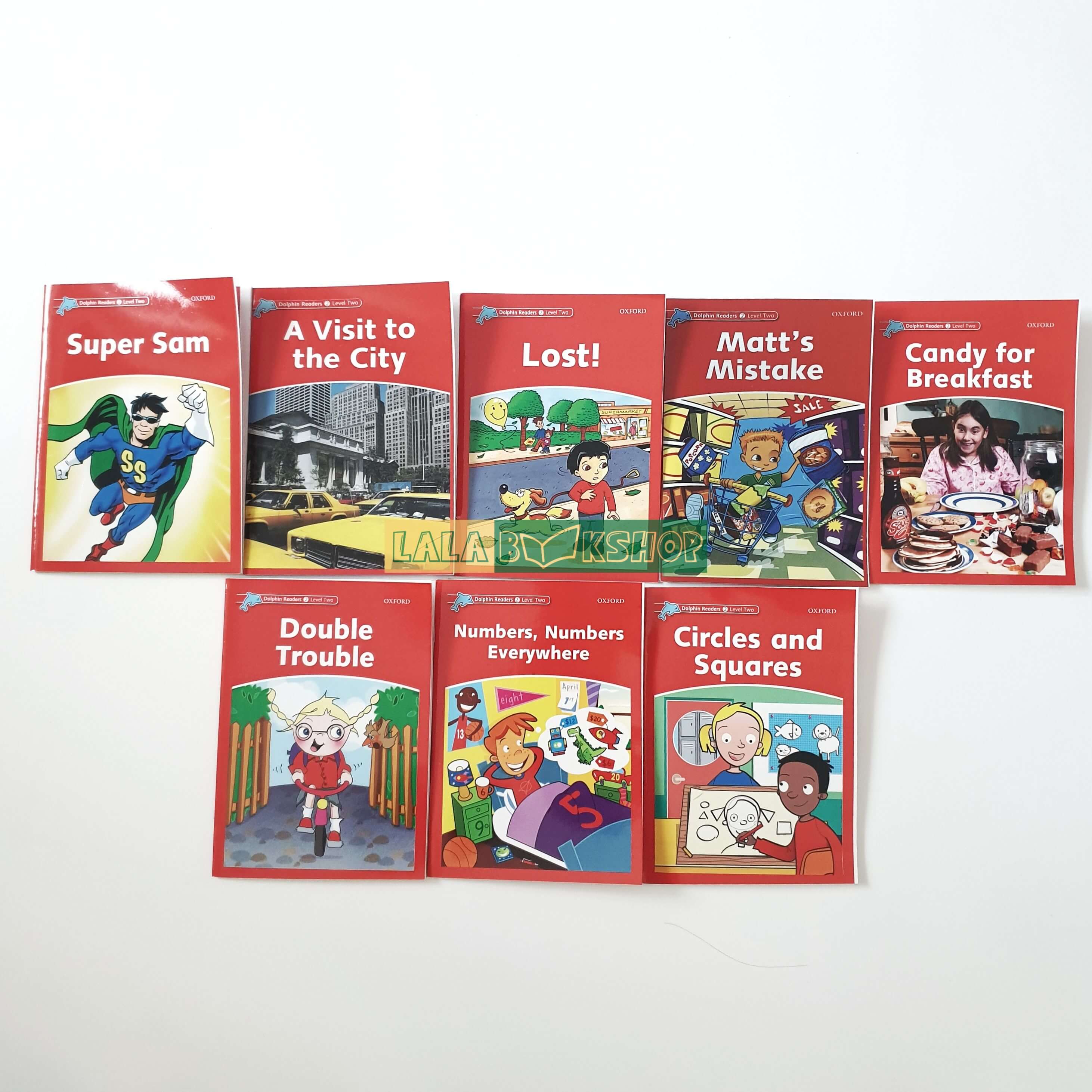 Bộ sách Dolphin Reader Level 2 - 7 cuốn - Kèm File Nghe - LalaBookShop
