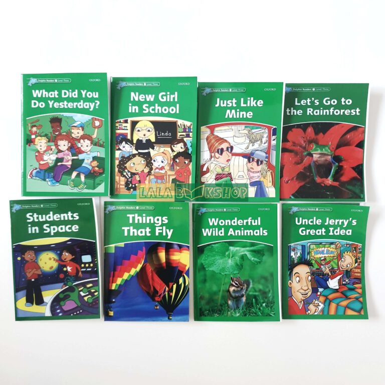Bộ sách Dolphin Reader Level 3 - 8 cuốn - Kèm File Nghe - LalaBookShop