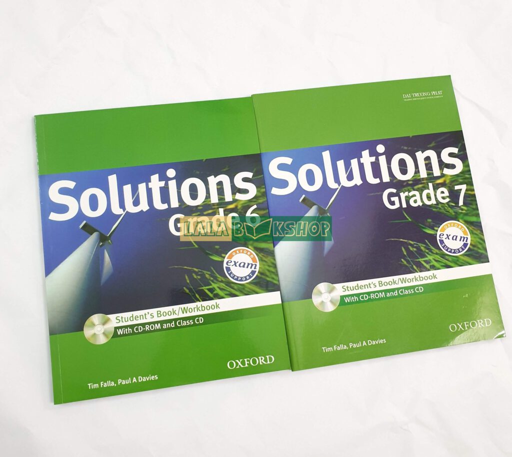 Giáo trình Solution Grade 7 ( Student book và work book) - LalaBookShop