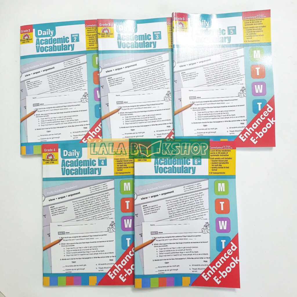 Bộ sách Daily Academic Vocabulary - Trọn bộ 5 cuốn - LalaBookShop