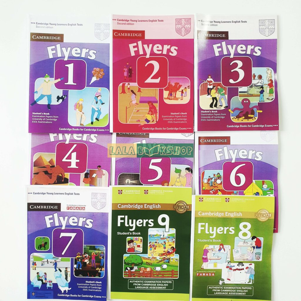 Bộ đề Cambridge Flyer Practice Tests (Bộ đề 9 cuốn Flyers) - LalaBookShop