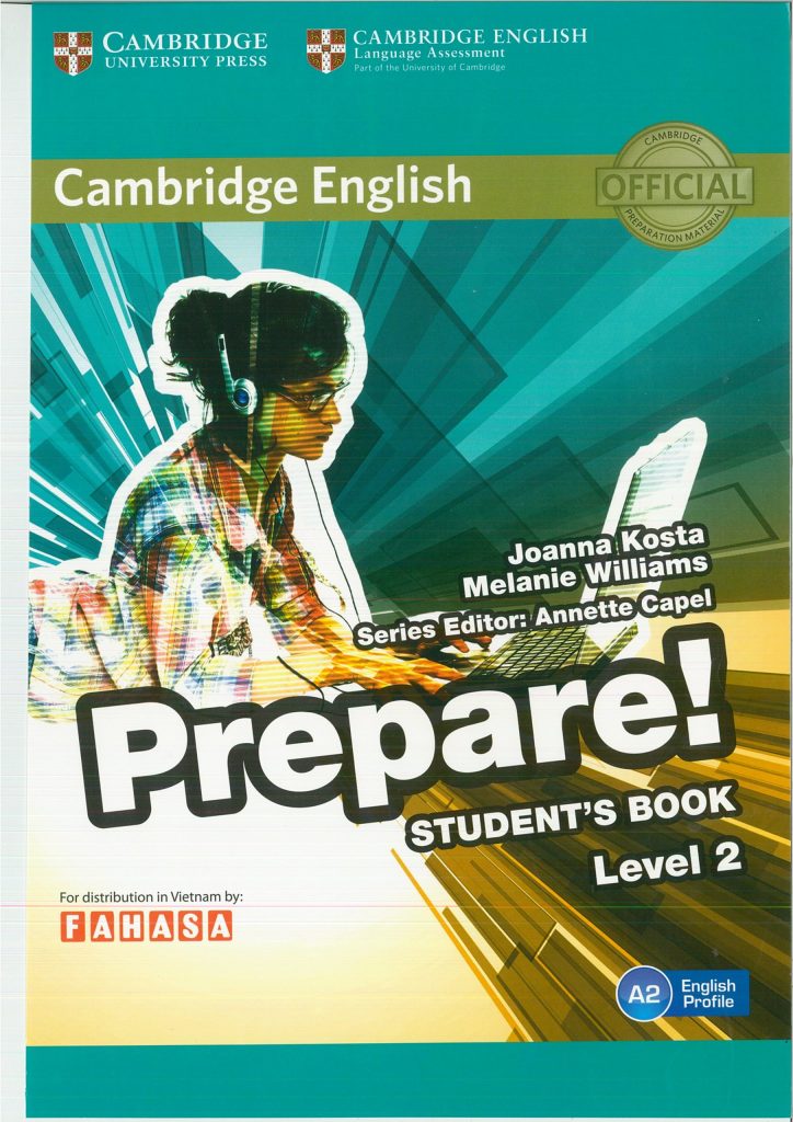 [Sách] Cambridge English Prepare Level 2 - 2 cuốn ( Student’s Book- Workbook) - LalaBookShop