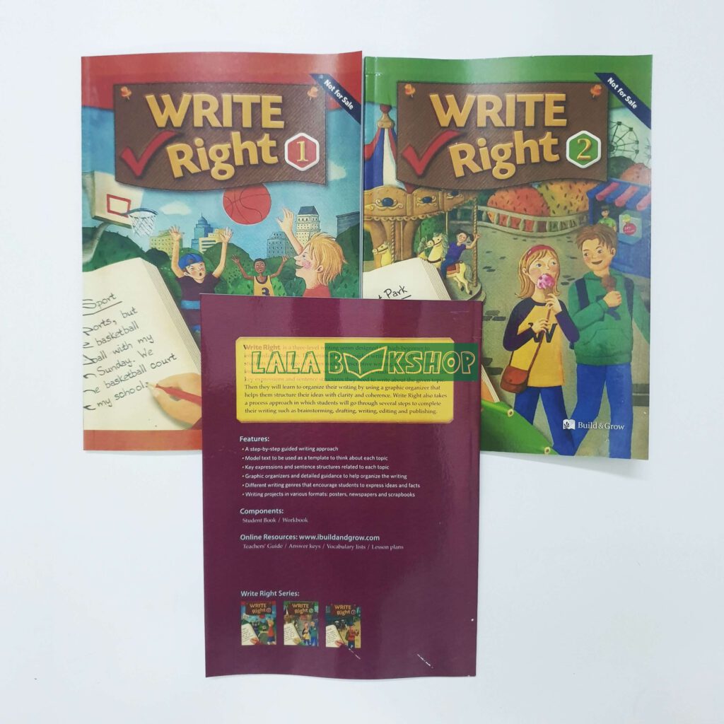 Bộ sách Write Right - 3 cuốn ( Sách luyện viết) - LalaBookShop