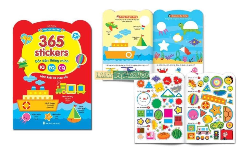 Bộ Sách 365 Stickers Bóc Dán Thông Minh - Trọn Bộ Gồm 6 Cuốn - LalaBookShop