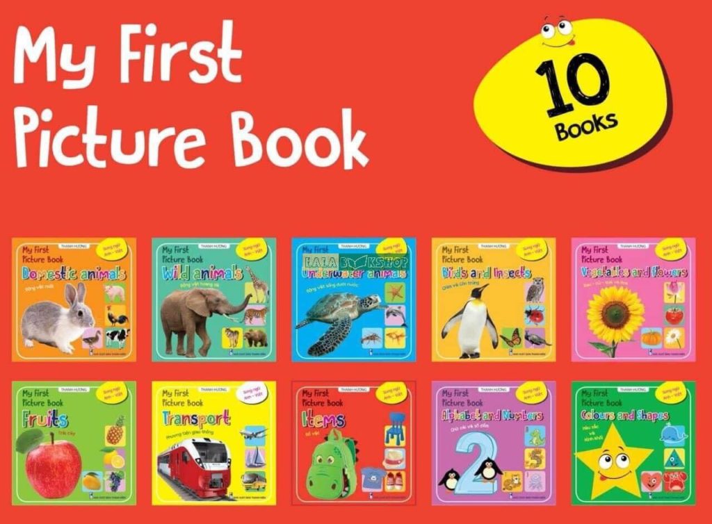 Bộ Sách Song Ngữ My First Picture Book - Trọn Bộ 10 Quyển ( kèm Audio ...