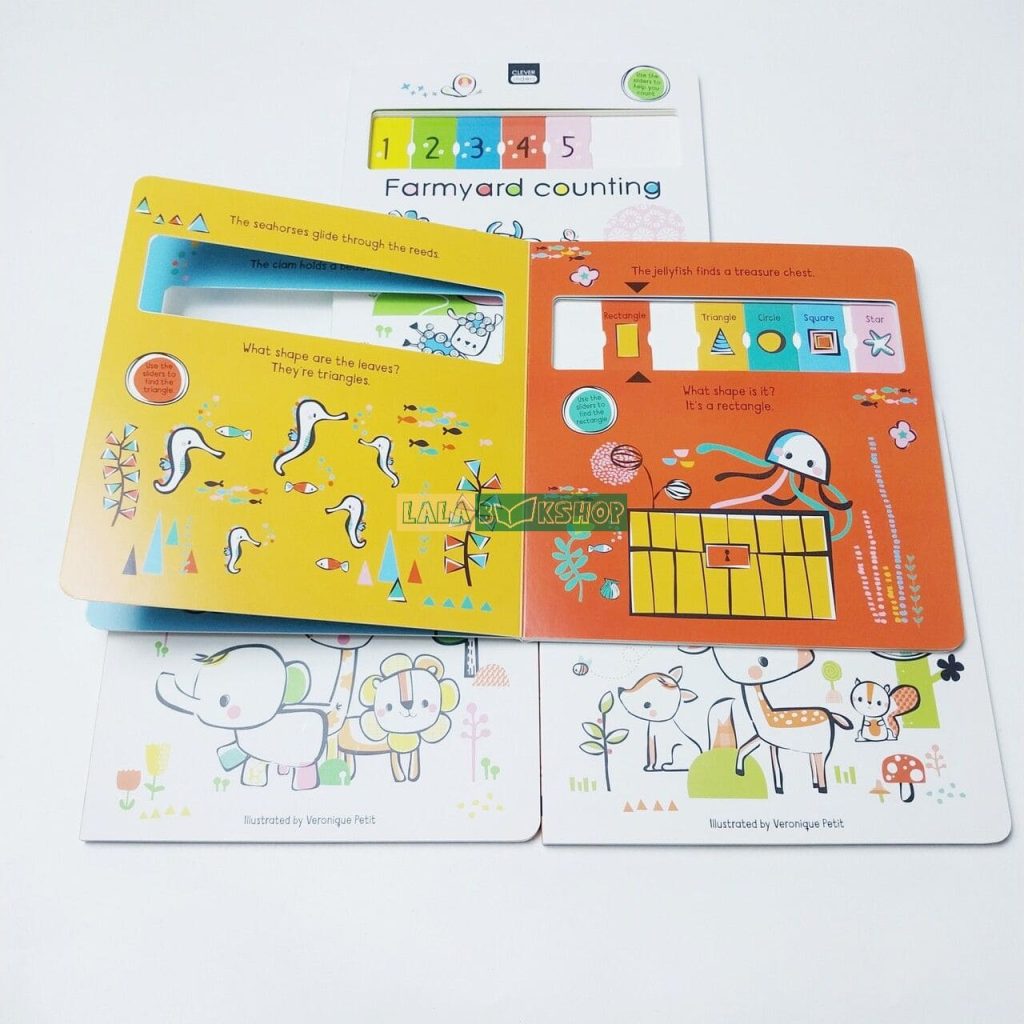 [Sách Nhập Khẩu] Sách UK Clever Slides - Trọn Bộ 4 Cuốn - LalaBookShop