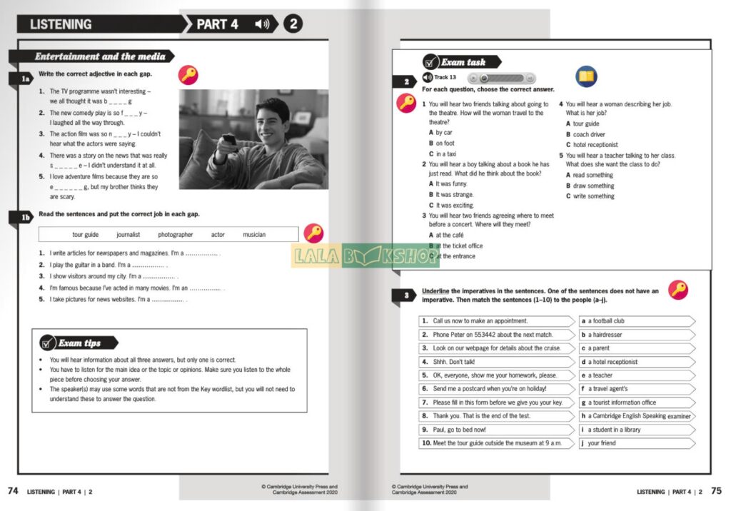 Cambridge Exam Booster for A2 Key and A2 Key for Schools (Second ...